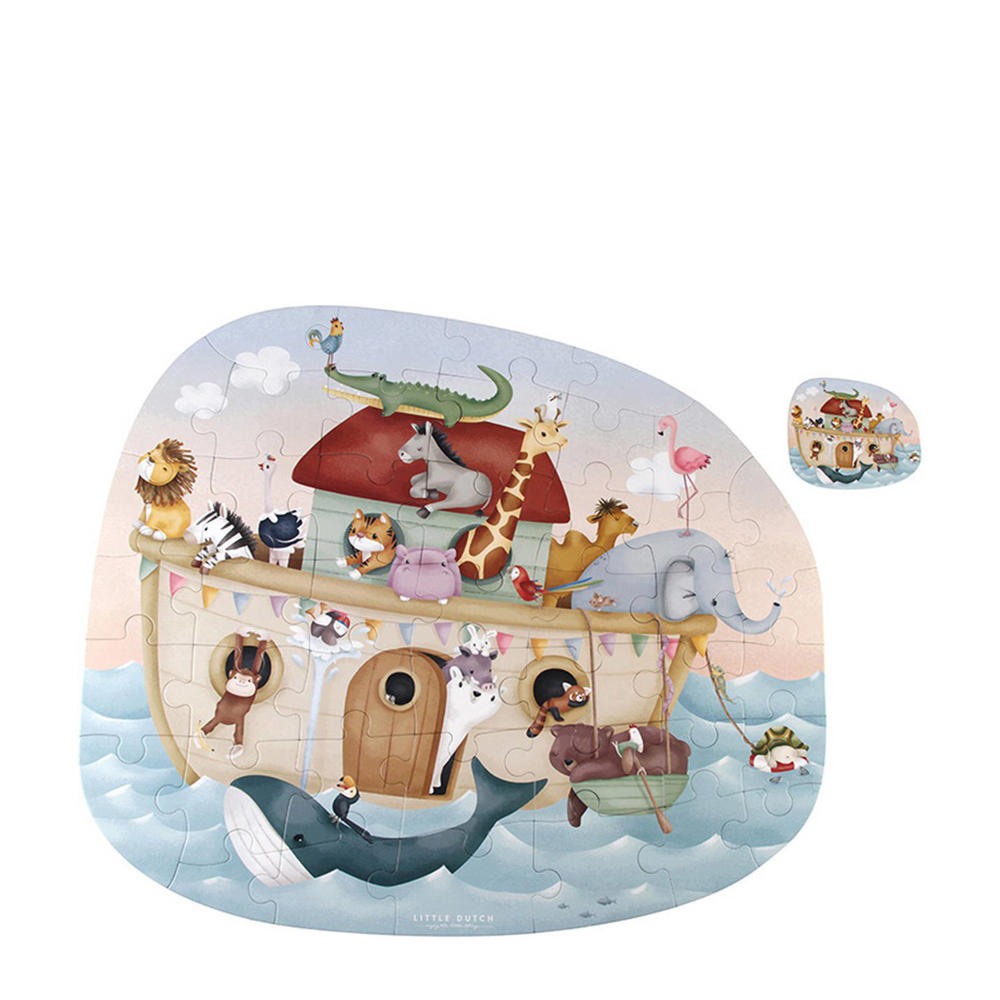 Little Dutch ark van noach vloerpuzzel 44 stukjes | kleertjes.com