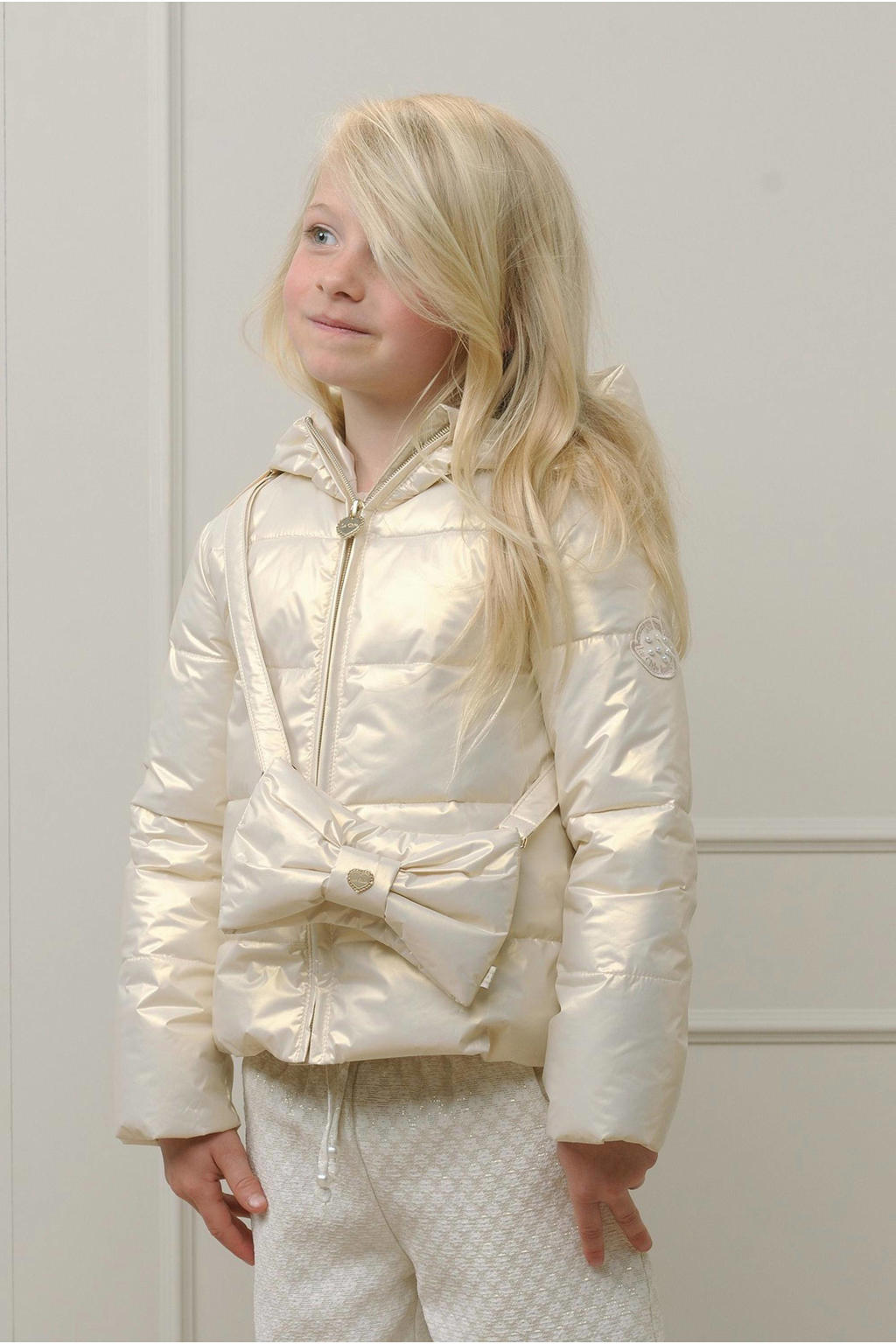 Le Chic gewatteerde zomerjas BABSHA ecru | kleertjes.com