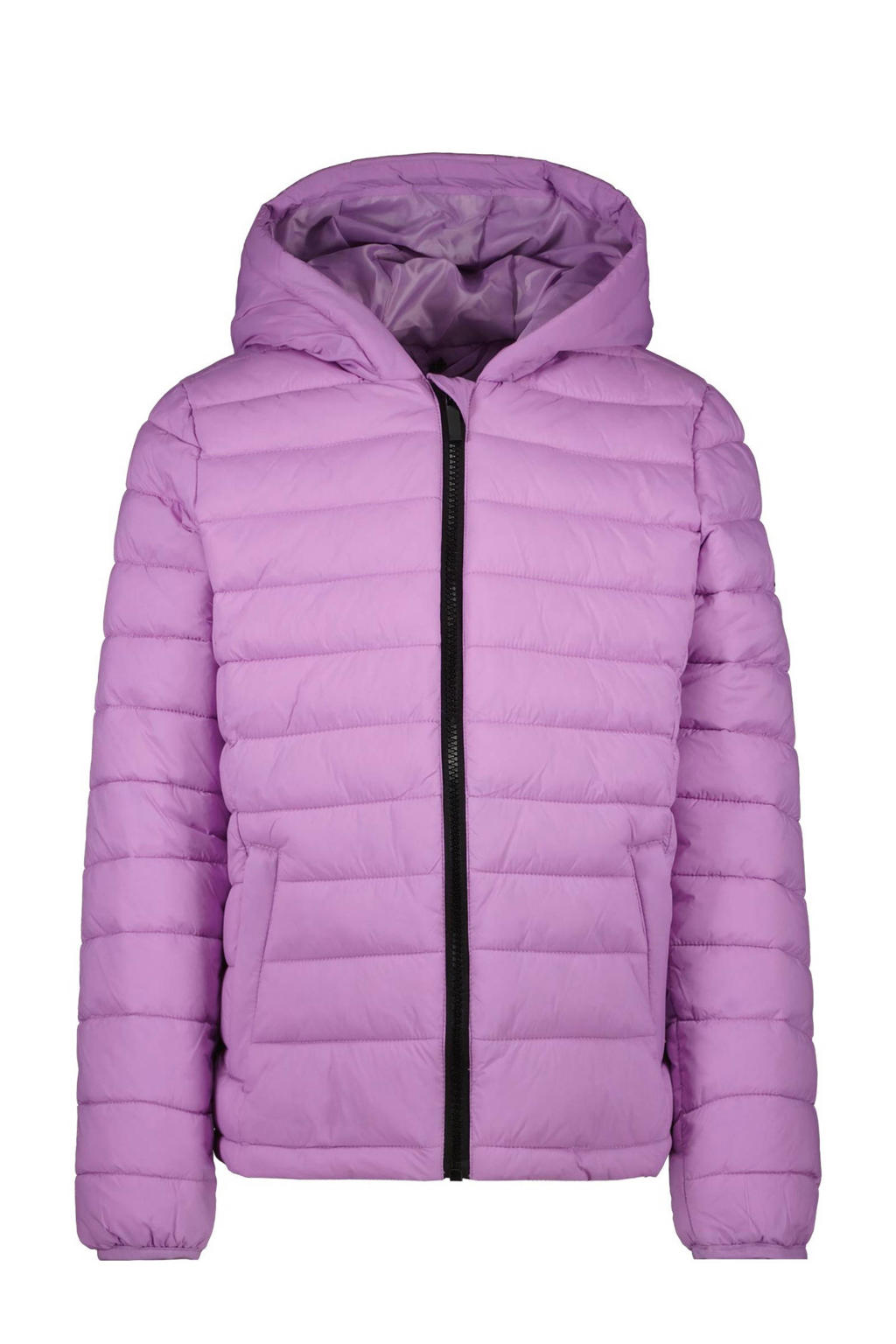 Cars gewatteerde zomerjas LOUISE paars | kleertjes.com