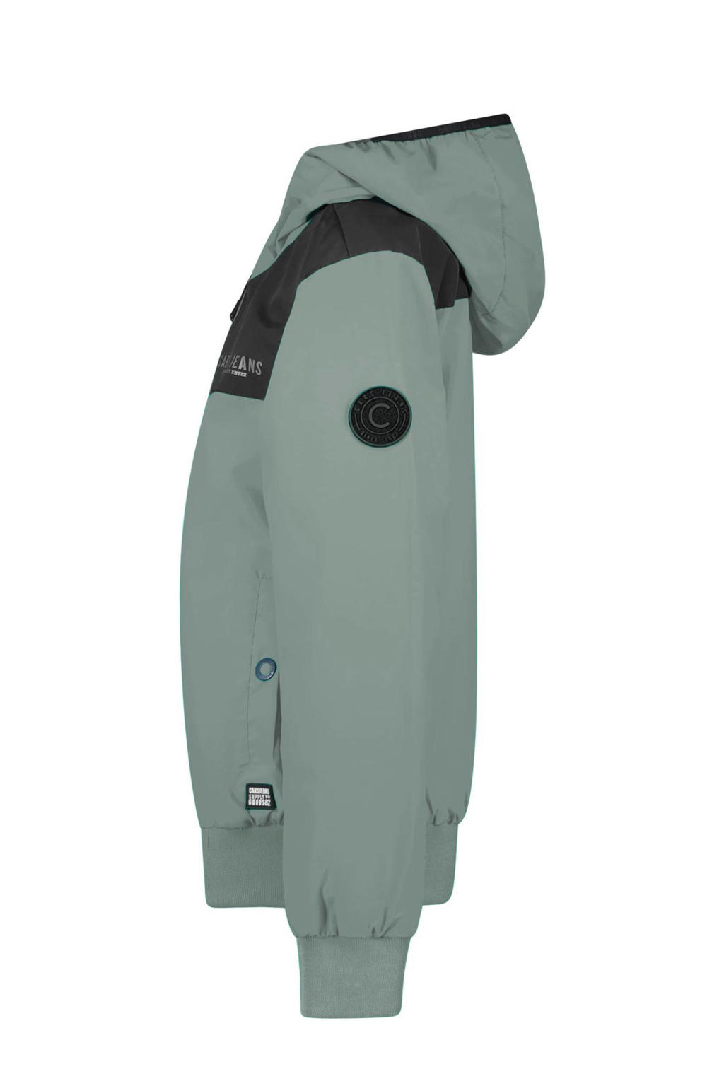 Cars softshell jas zomer DAIZER grijsgroen/zwart | kleertjes.com