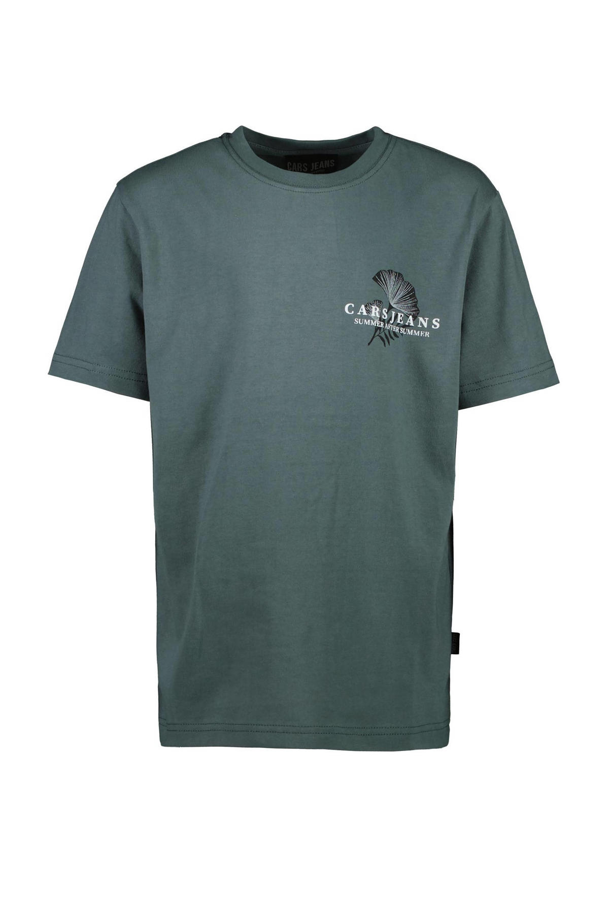 Cars T-shirt SHADE met backprint mosgroen | kleertjes.com