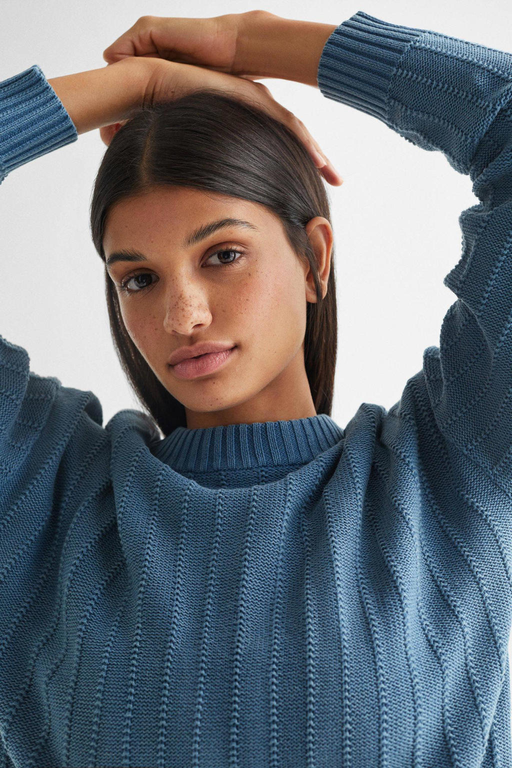 Mango Kids trui middenblauw kopen? | Morgen in huis | kleertjes.com