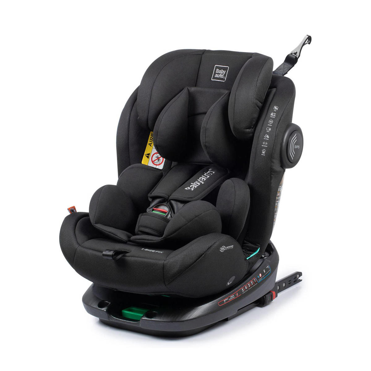 Babyauto Torna I size autostoel - Black | kleertjes.com