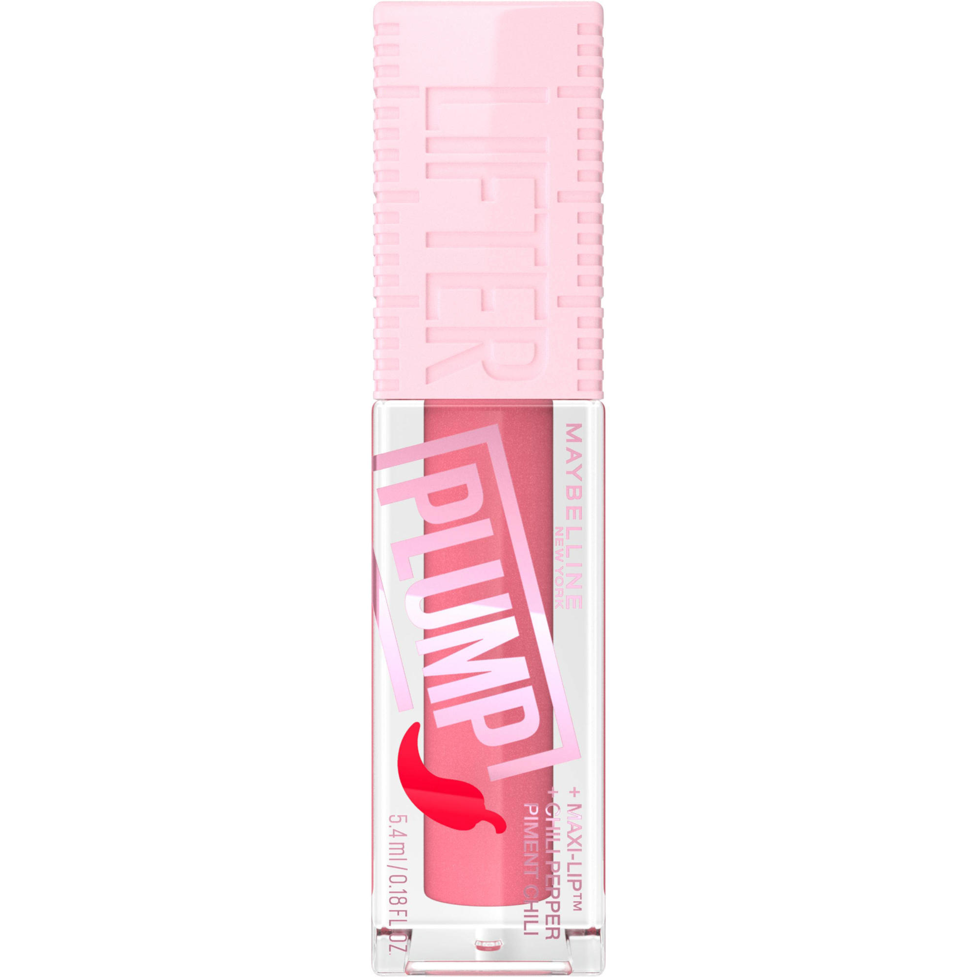 Maybelline New York Lifter Plump lipgloss - 001 Blush Blaze | kleertjes.com