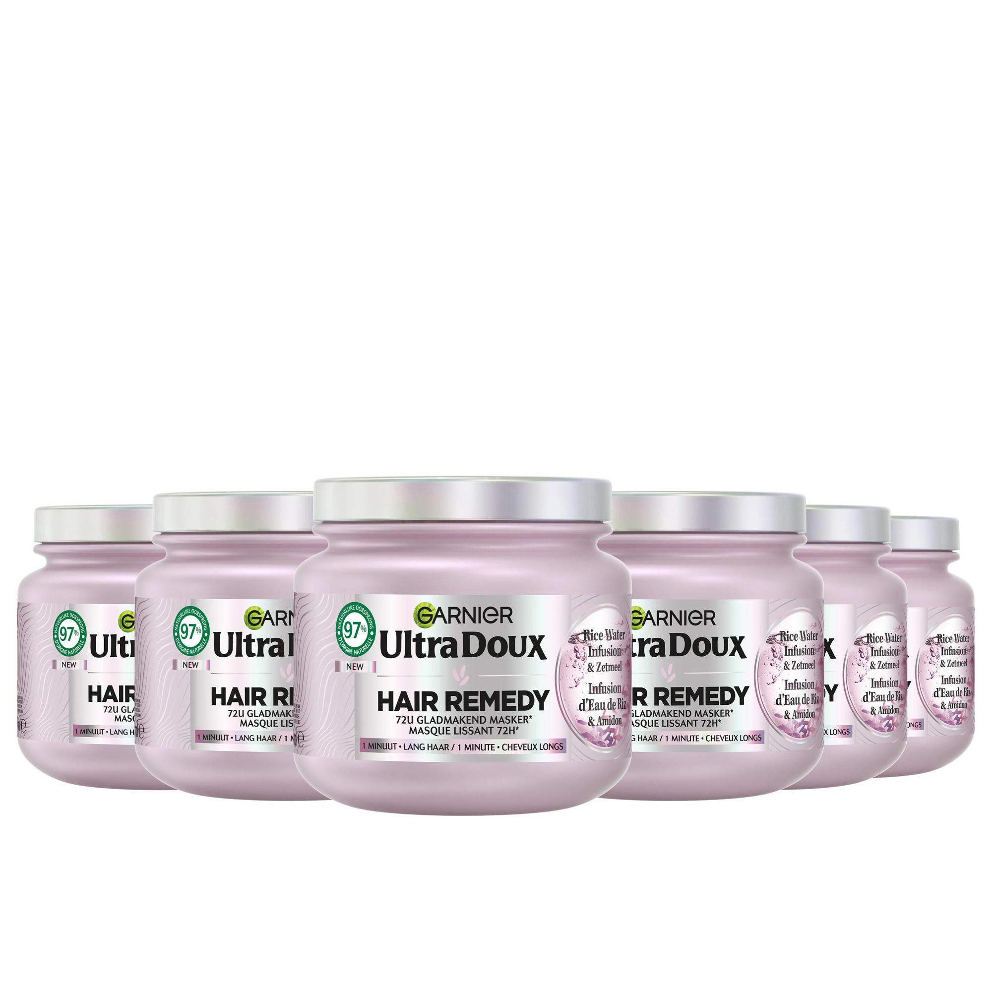 Garnier Loving Blends Rice Water mask - 6 stuks - voordeelverpakking ...