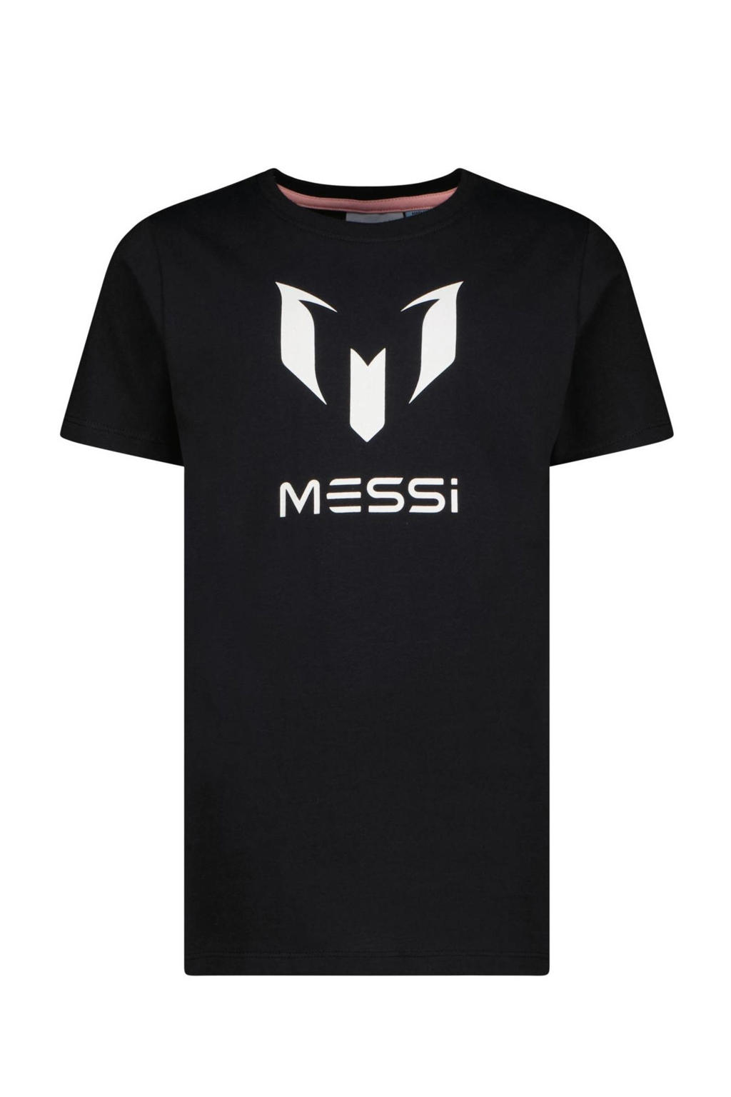 Messi T-shirt Ten met logo zwart/wit | kleertjes.com
