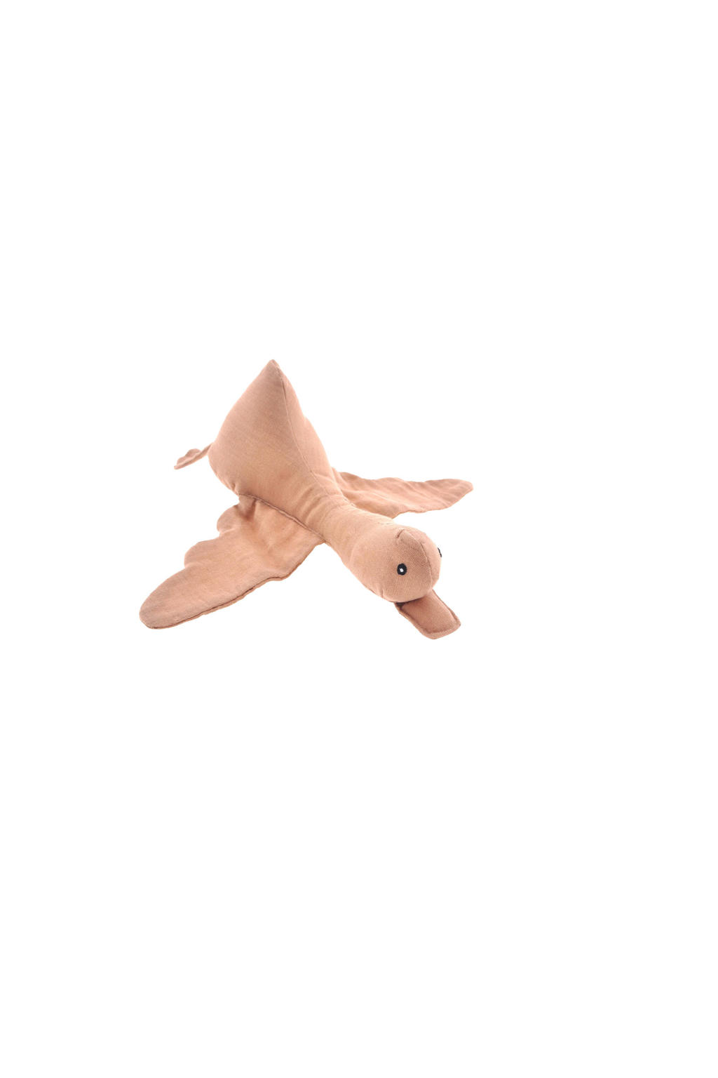 Snoozebaby knuffeldoekje Diddy duck Cherry pink | kleertjes.com