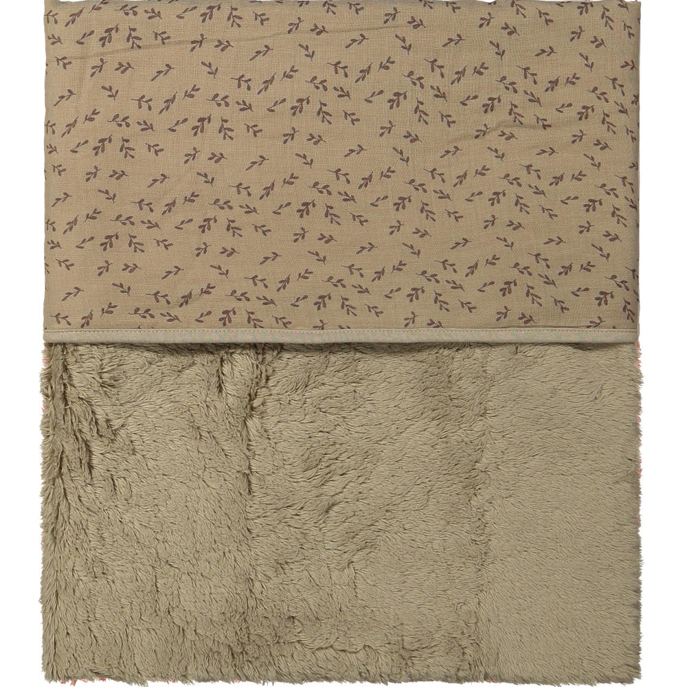 Snoozebaby wiegdeken met teddy hazel brown | kleertjes.com