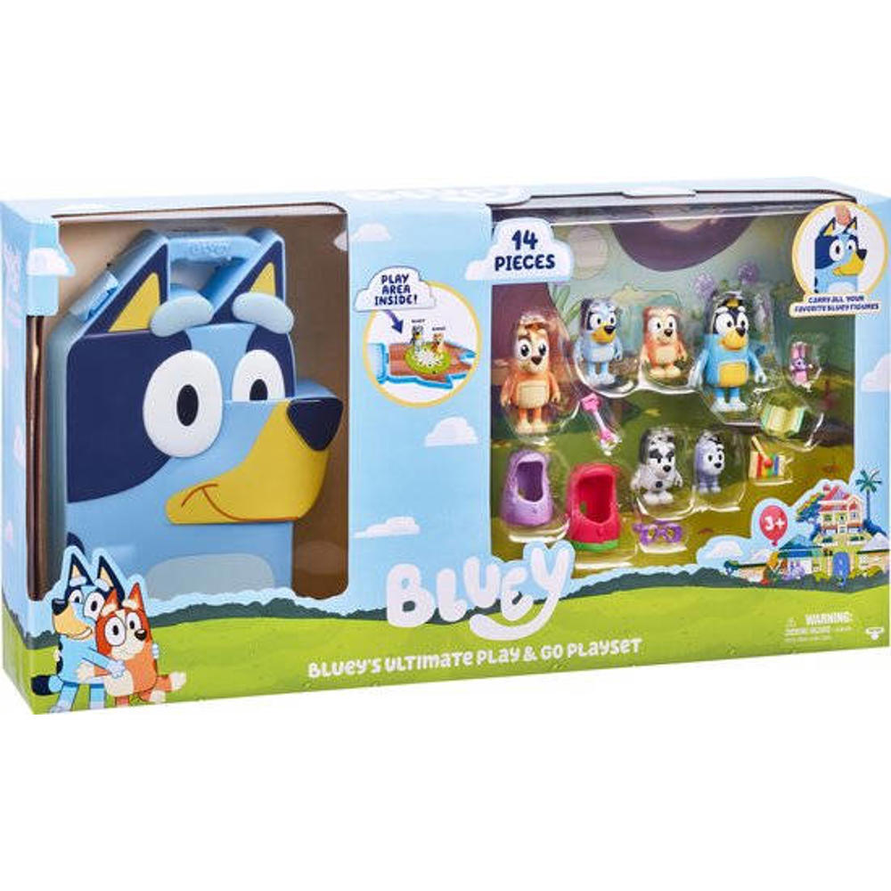 Moose Toys Bluey Ultimate Play & Go Set | kleertjes.com