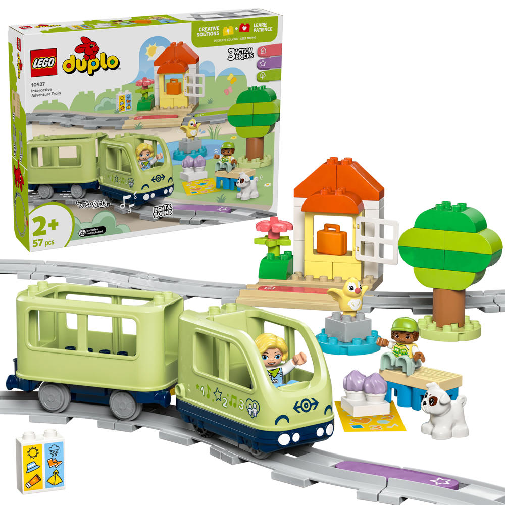 LEGO DUPLO Stad Interactieve avonturentrein set 10427 | kleertjes.com