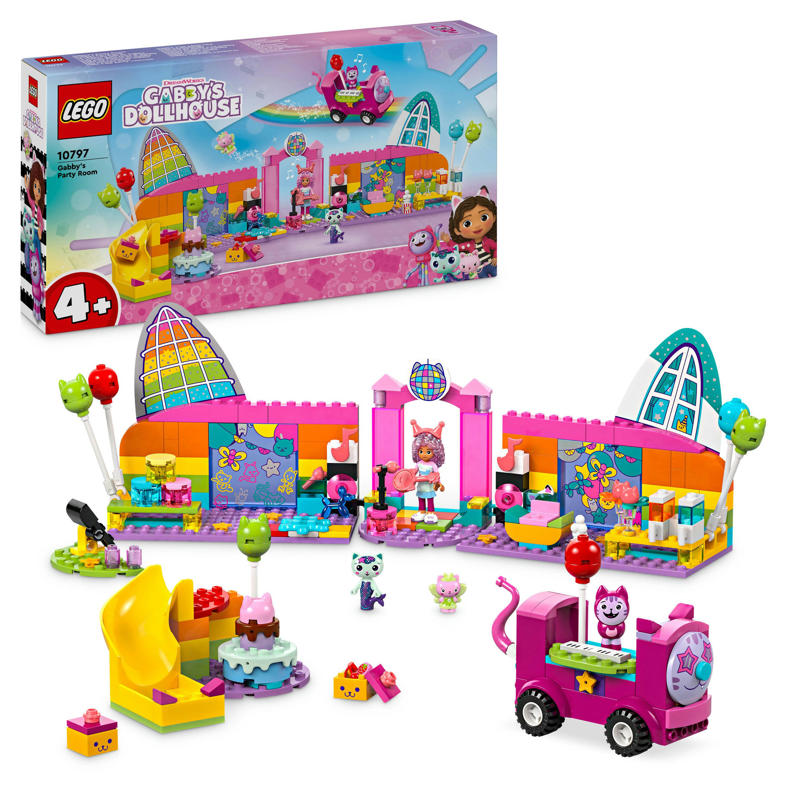 LEGO Gabby's Dollhouse 4+ Gabby's poppenhuis Gabby's feestkamer ...