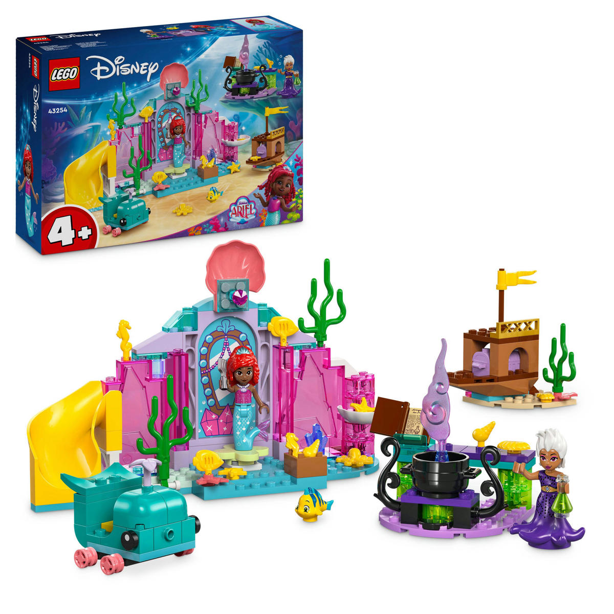 LEGO Disney Princess Ariëls kristalgrot, Bouwbaar Prinses Speelgoed ...