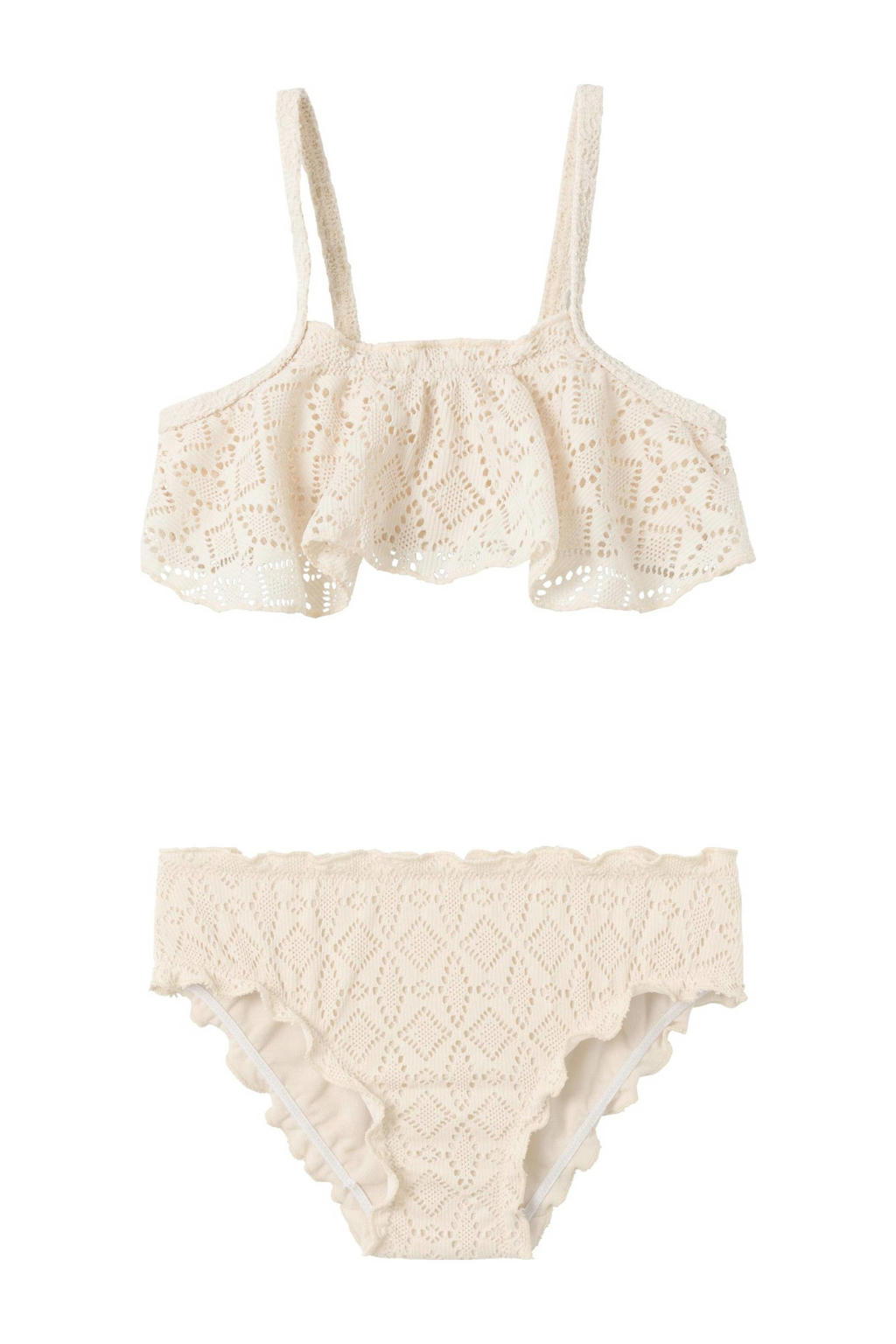 LIL' ATELIER MINI bikini NMFFANNIE ecru | kleertjes.com