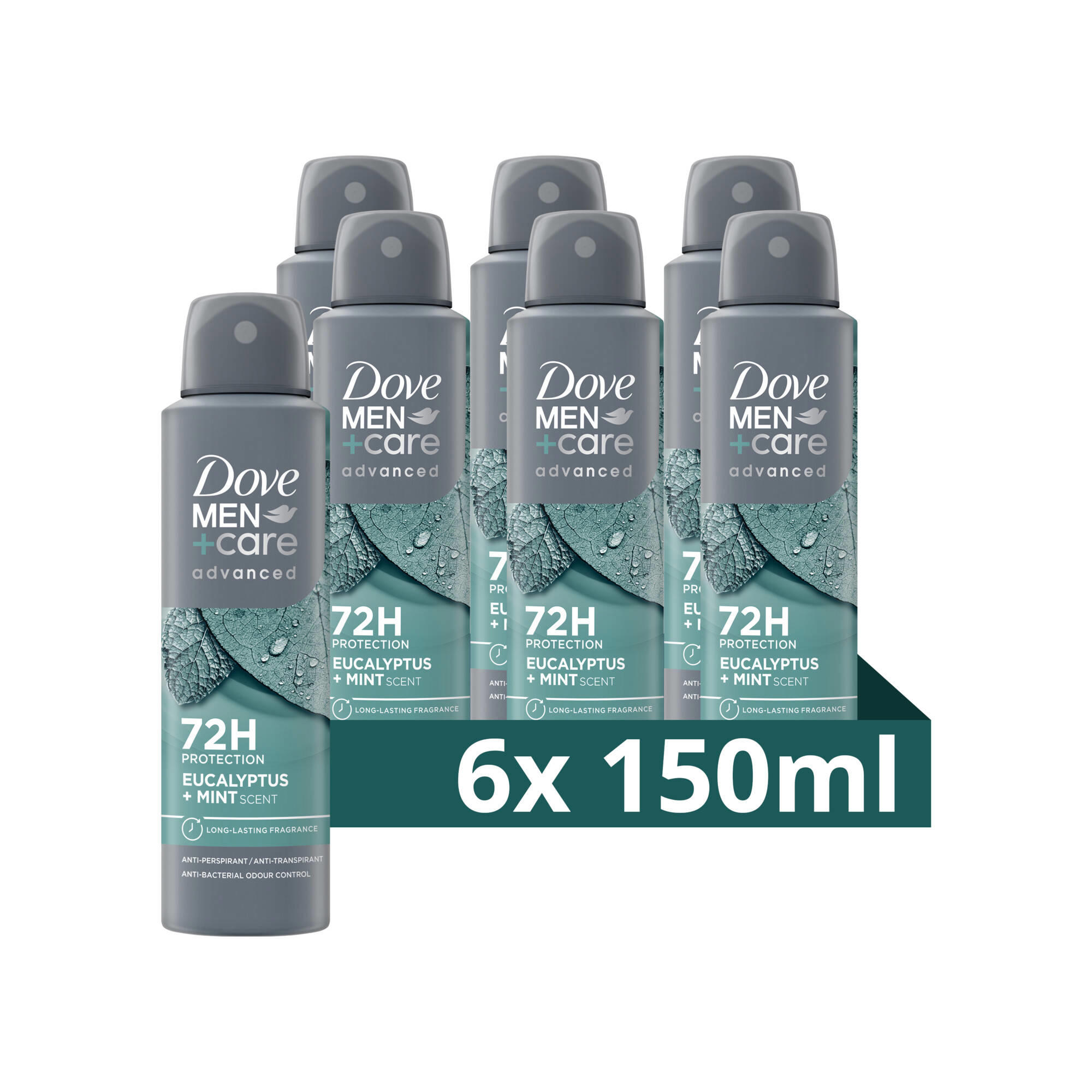 Dove Men+Care Advanced Eucalyptus + Mint anti-transpirant deodorant ...