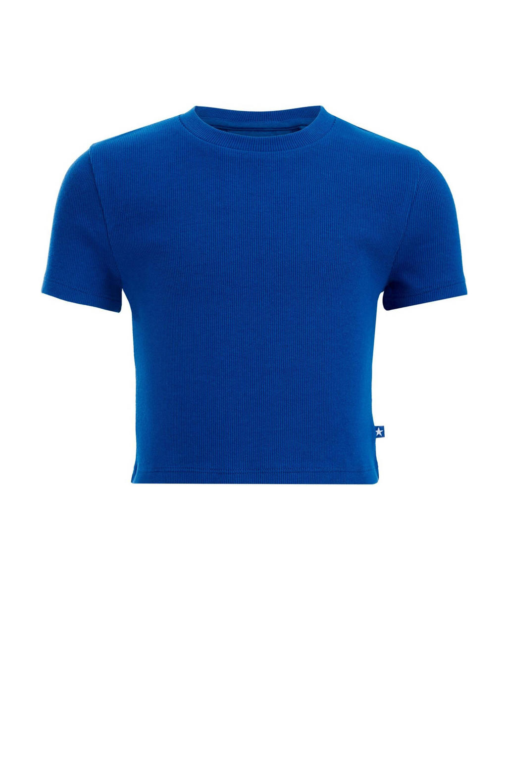 WE Fashion T-shirt kobaltblauw | kleertjes.com WE Fashion T-shirt kobaltblauw | kleertjes.com