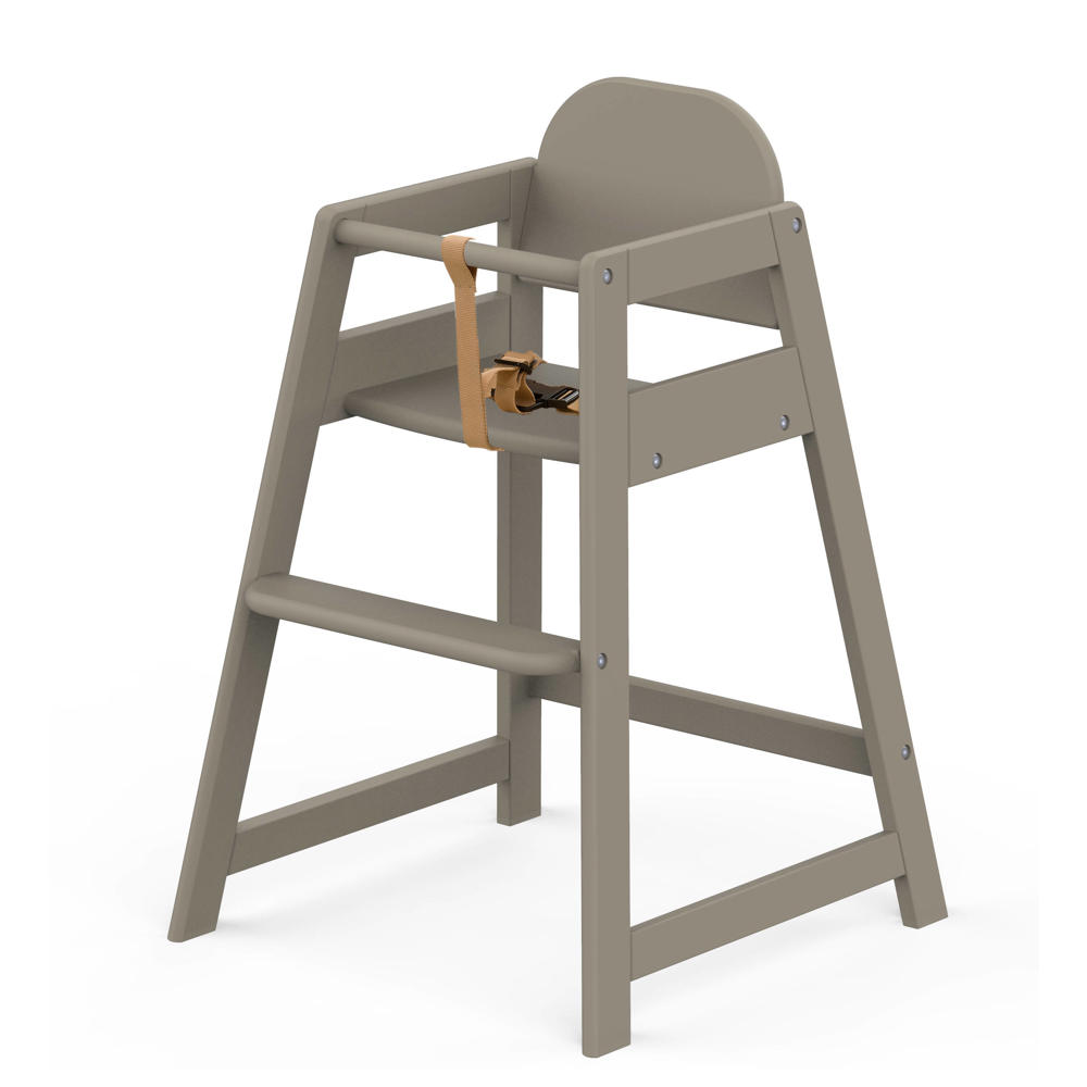 Geuther Emma Houten Opstapelbare Kinderstoel Taupe | kleertjes.com