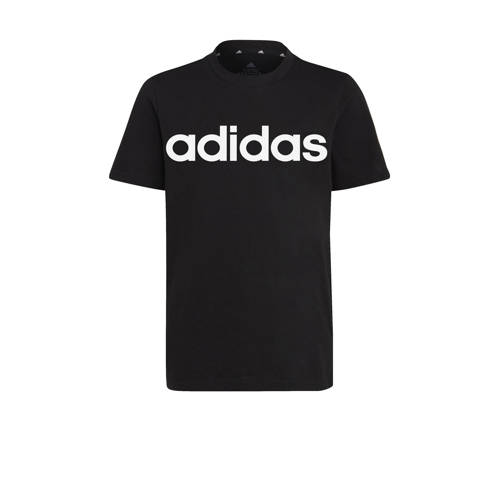 Adidas Sportswear T-shirt zwart/wit Jongens/Meisjes Katoen Ronde hals ...