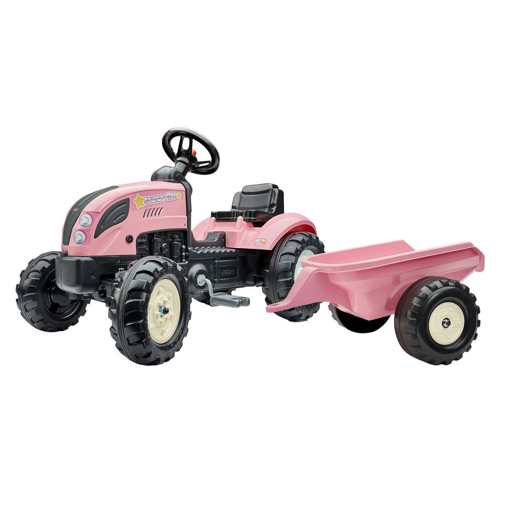 Falk Tractor Country Farmer Set Pink 2+ | kleertjes.com