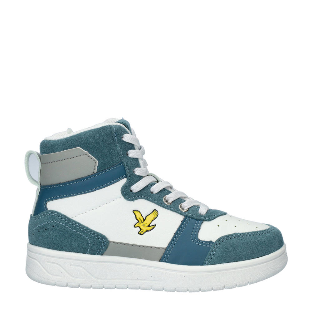 Lyle & Scott sneakers blauw/wit | kleertjes.com