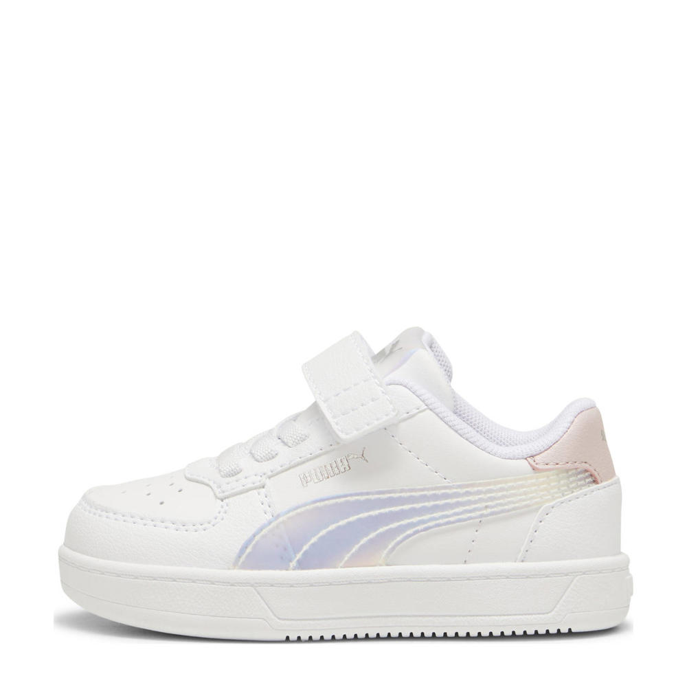 Puma Caven 2.0 Holo sneakers wit/lila/zilverkleurig | kleertjes.com