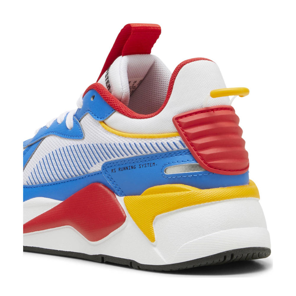Puma RS-X sneakers wit/kobaltblauw/rood | kleertjes.com
