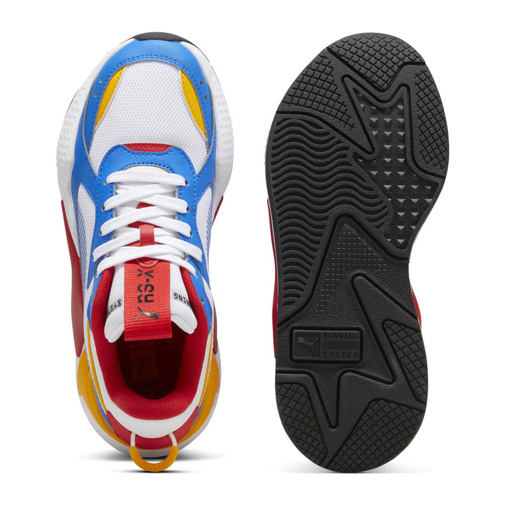 Puma RS-X sneakers wit/kobaltblauw/rood | kleertjes.com