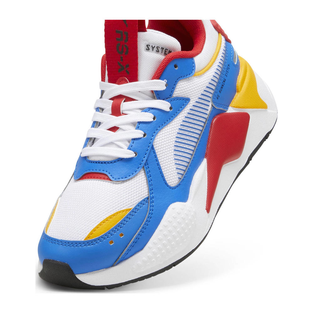 Puma RS-X sneakers wit/kobaltblauw/rood | kleertjes.com