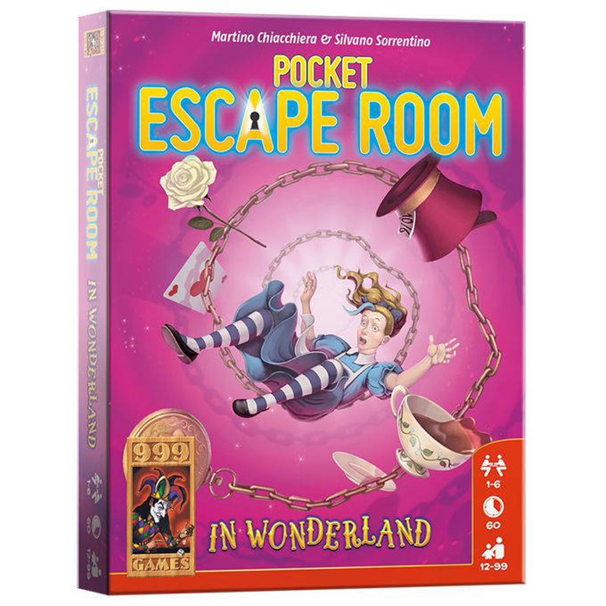 999 Games Pocket Escape Room: In Wonderland | kleertjes.com