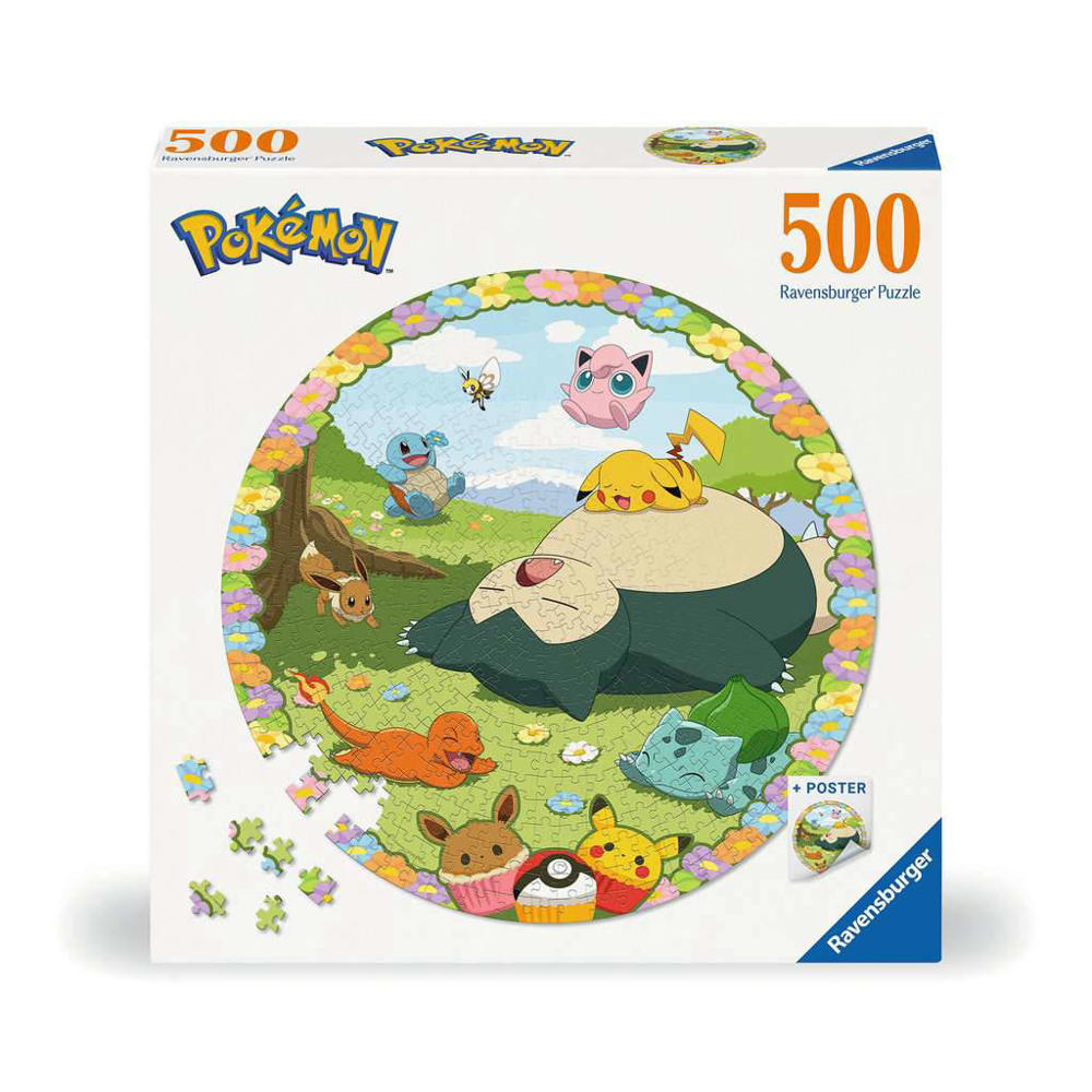 Ravensburger Round puzzle Pokémon - Ronde | kleertjes.com