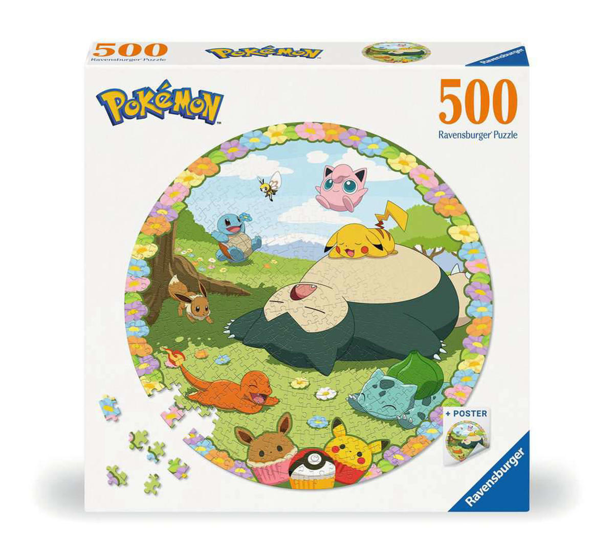 Ravensburger Round puzzle Pokémon - Ronde | kleertjes.com