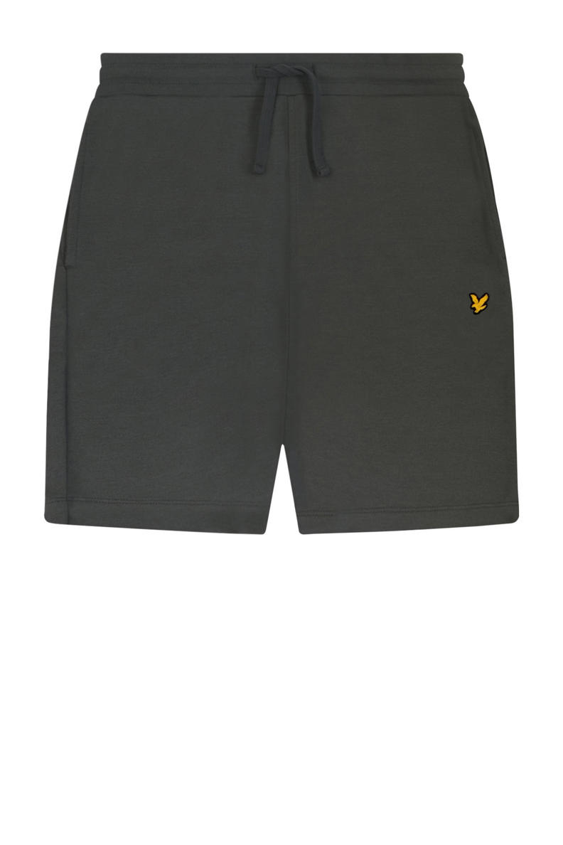 Lyle & Scott sweatshort donkergrijs | kleertjes.com