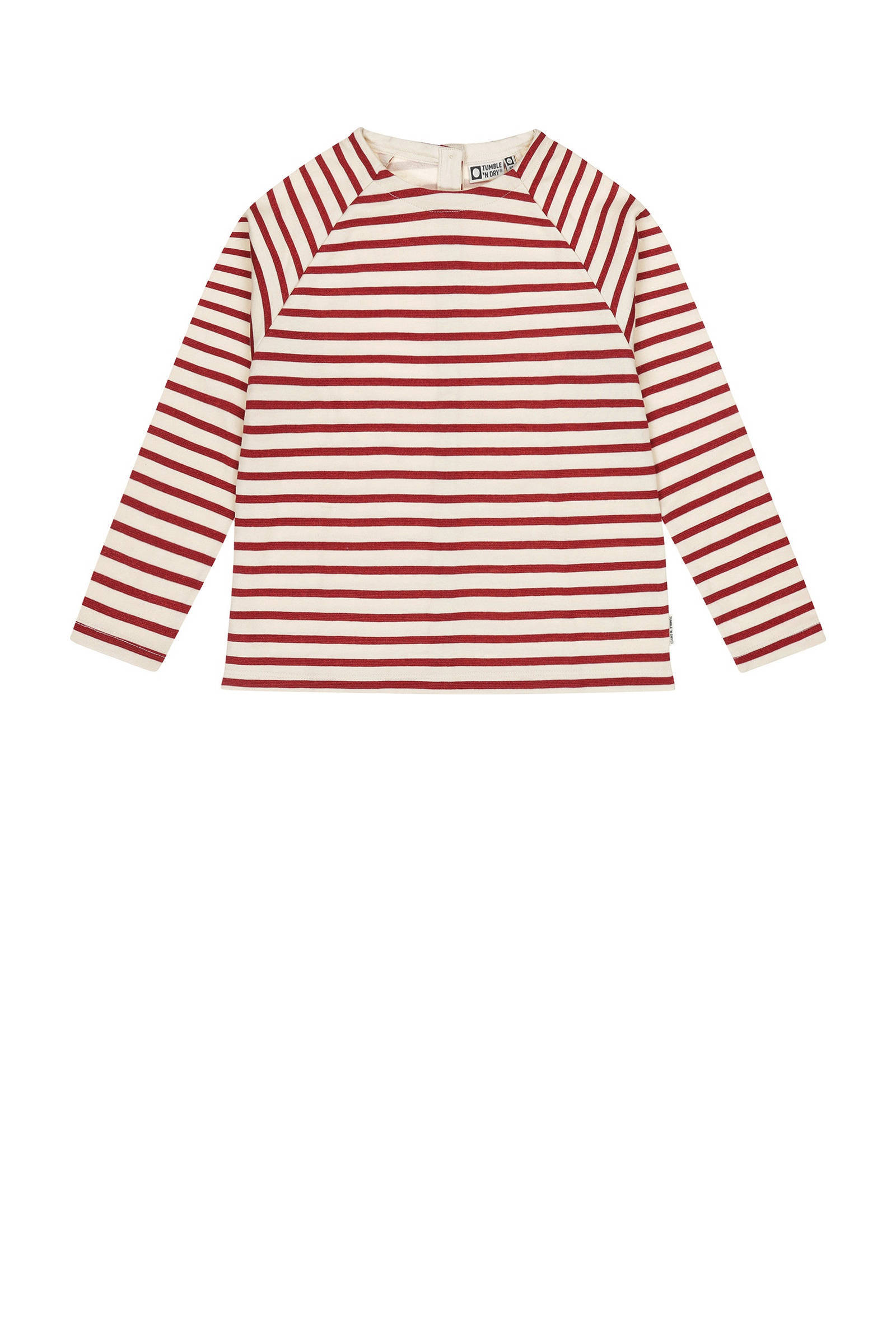 Tumble 'n Dry gestreepte longsleeve La Rosiere rood/wit | kleertjes.com