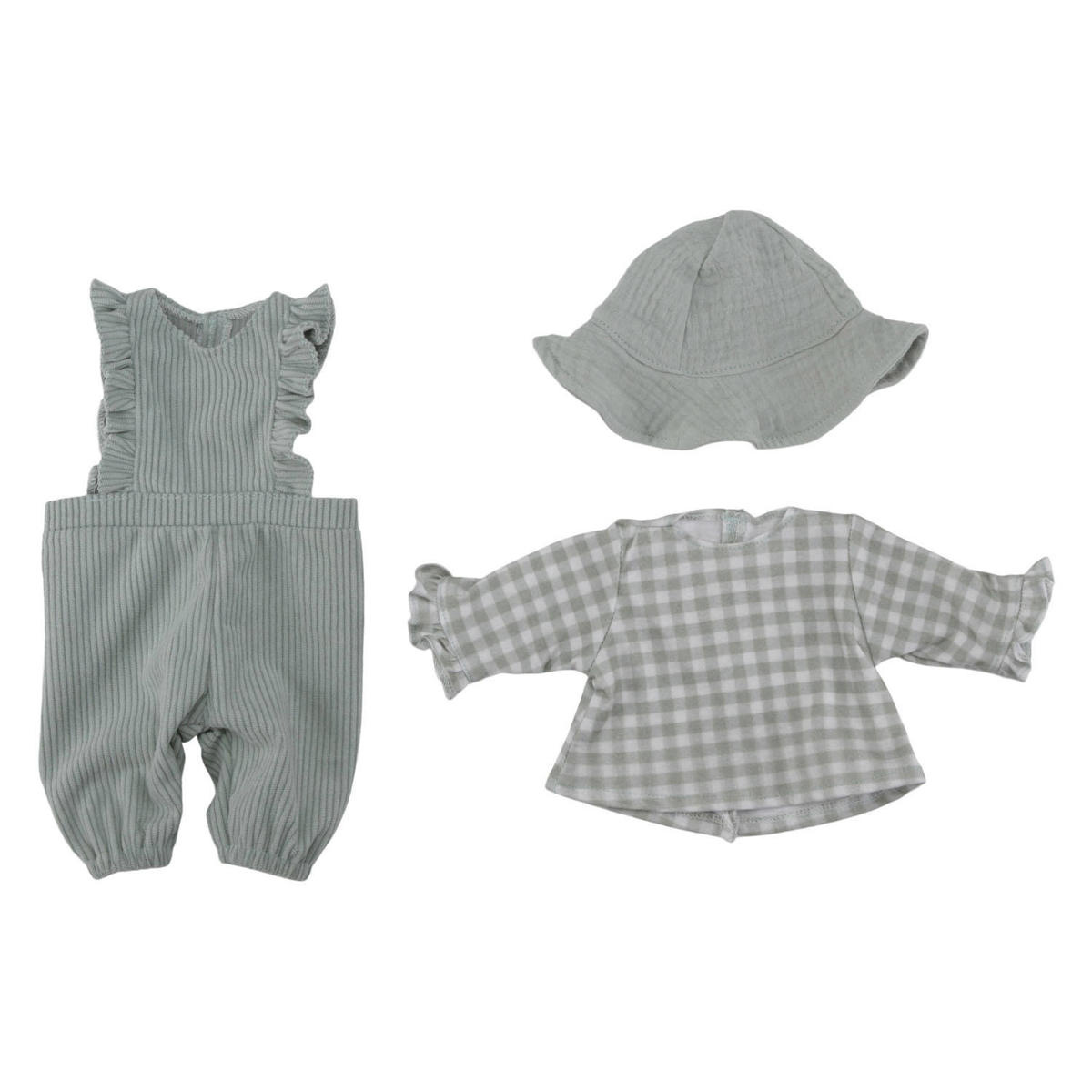 Little Dutch Babypop Kleertjes Fresh Green Check | kleertjes.com