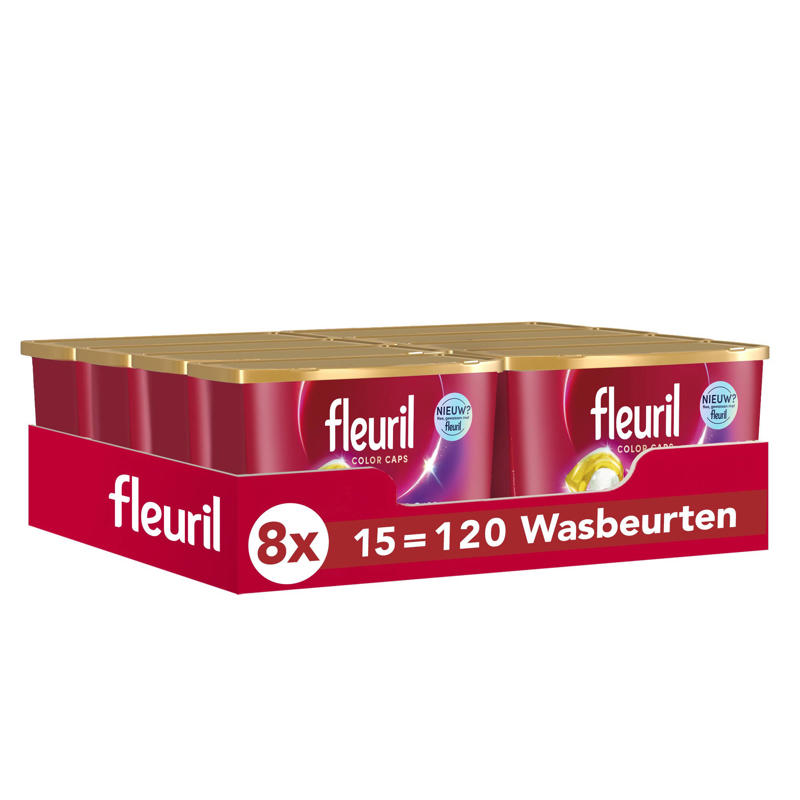 Fleuril Renew Color Caps - voordeelverpakking - 8 x 15 caps - 120 ...