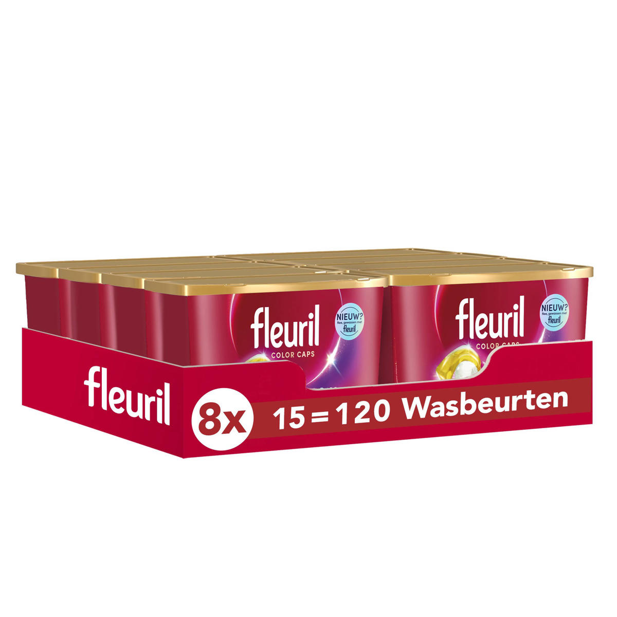 Fleuril Renew Color Caps - voordeelverpakking - 8 x 15 caps - 120 ...