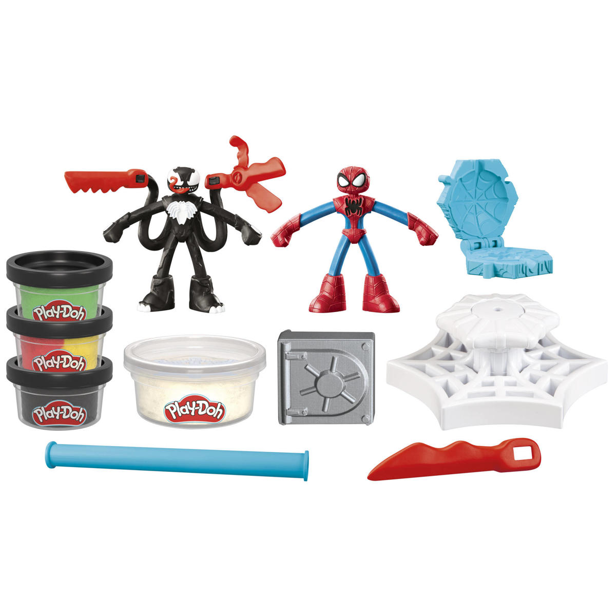 Play-Doh Marvel Spider-Man Werp en Snij speelset | kleertjes.com