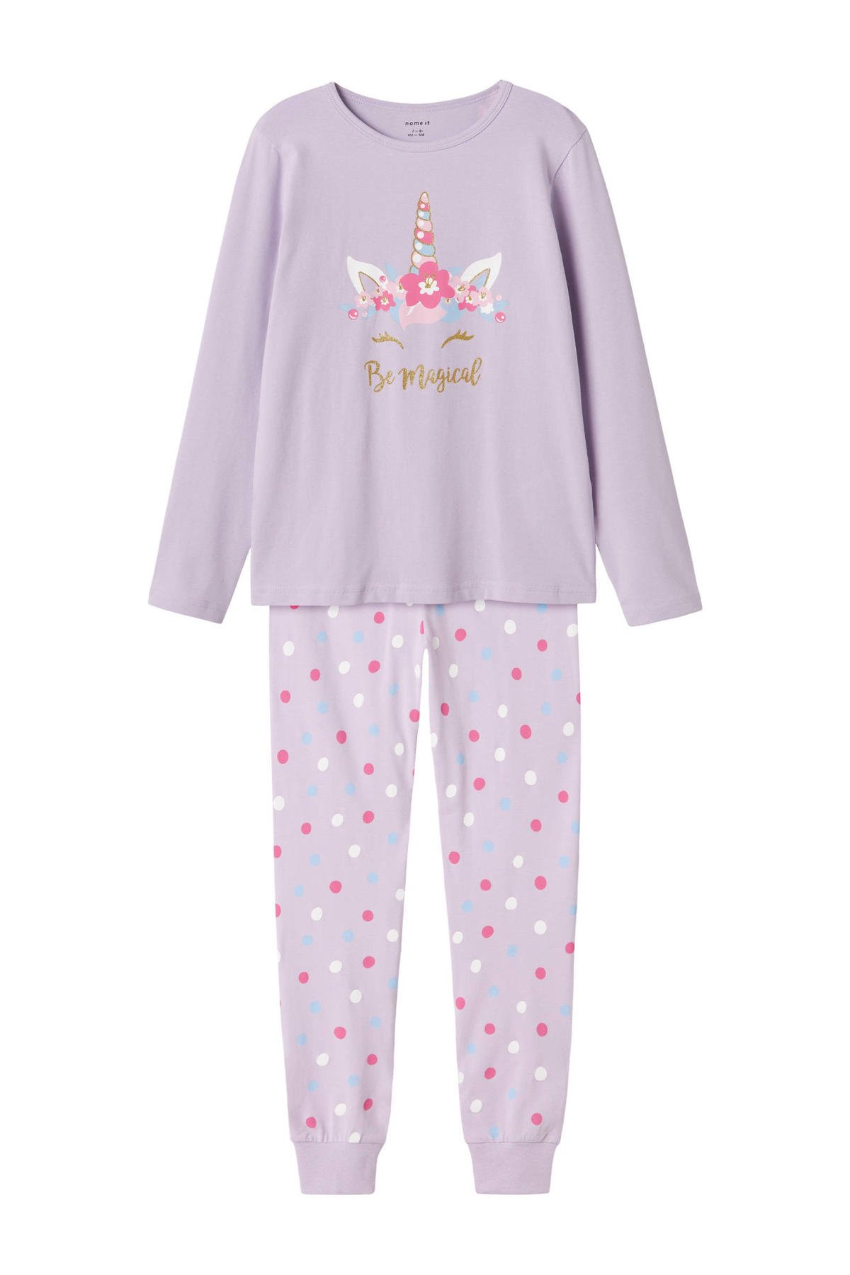NAME IT KIDS pyjama NKFNIGHTSET MAGICAL lila | kleertjes.com