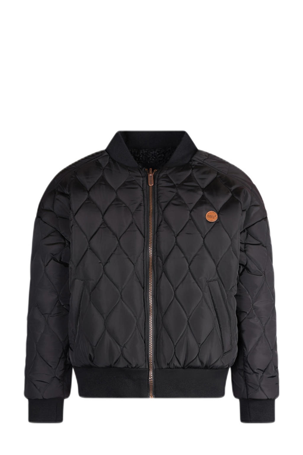 NoBell’ reversible quilted winterjas Bombi zwart | kleertjes.com