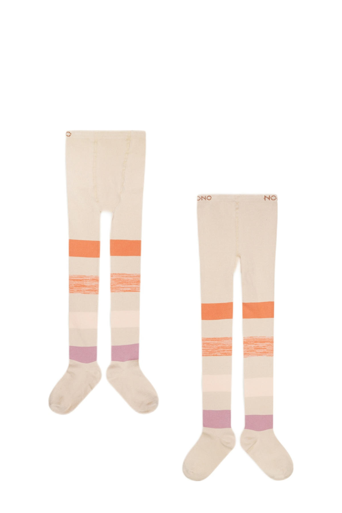 NONO maillot met streepdessin ecru/multicolor | kleertjes.com