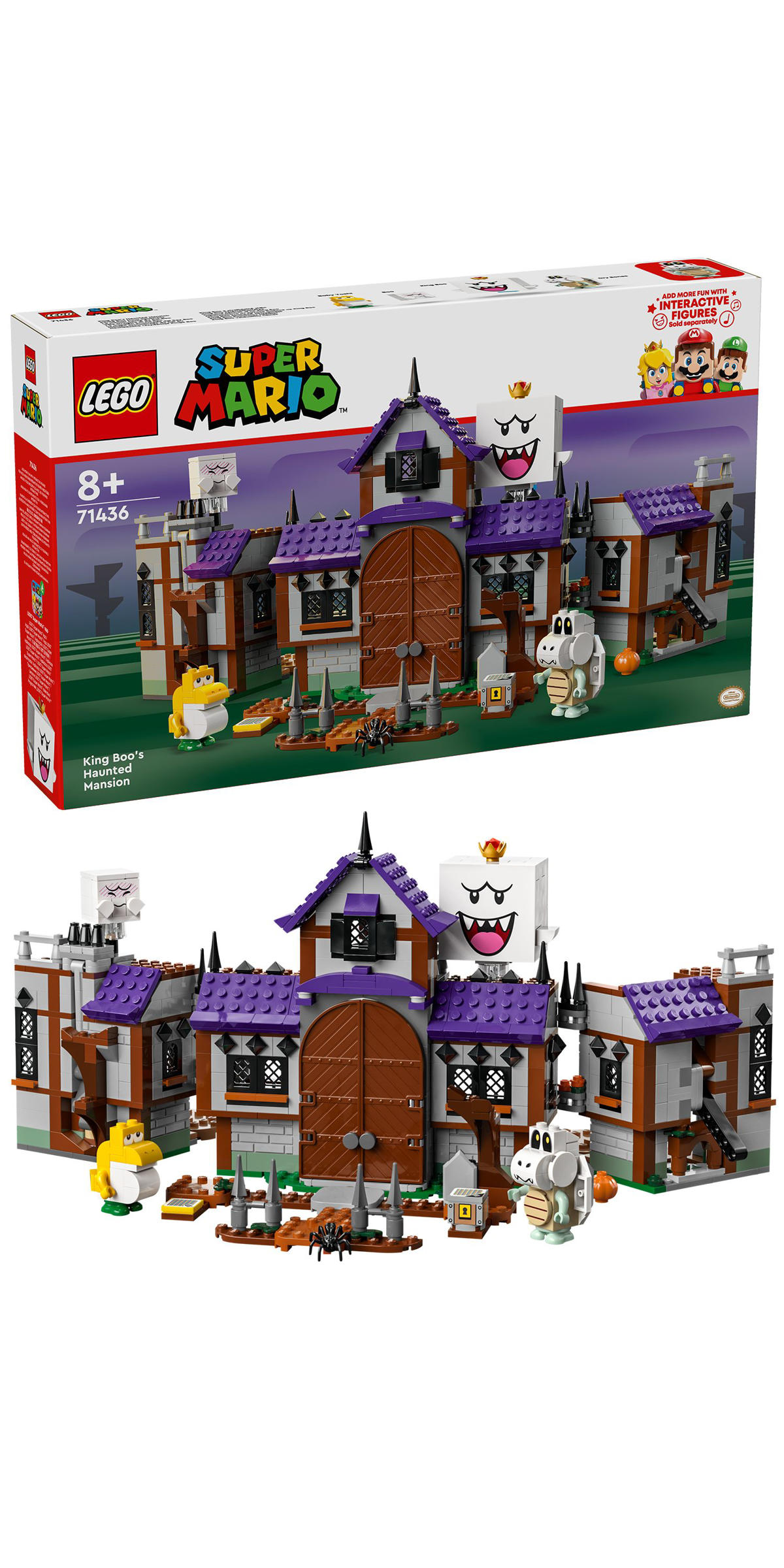 LEGO Super Mario King Boo's spookhuis Speelgoed voor Kinderen 71436 ...