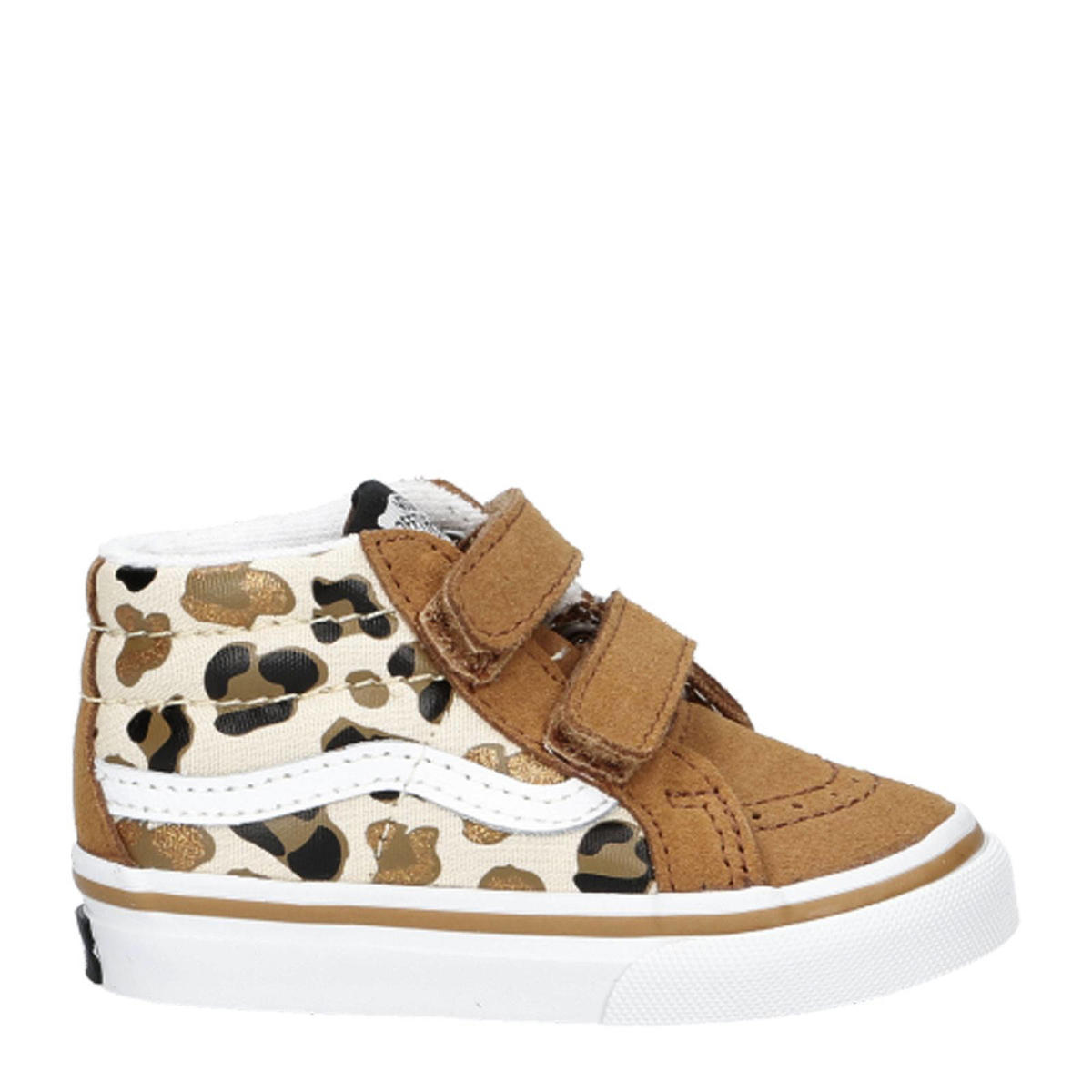 VANS SK8-Mid Reissue Color Theory sneakers camel/wit | kleertjes.com