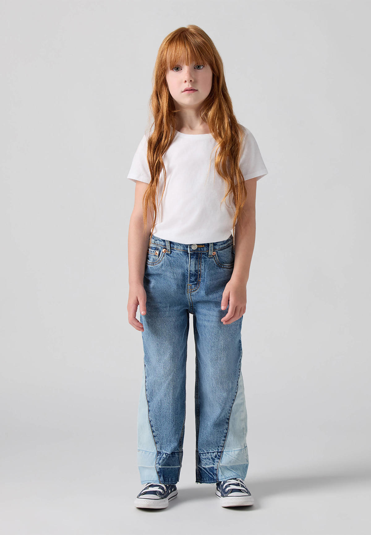Levi's Kids 94 baggy wide leg jeans drew me in mco | kleertjes.com