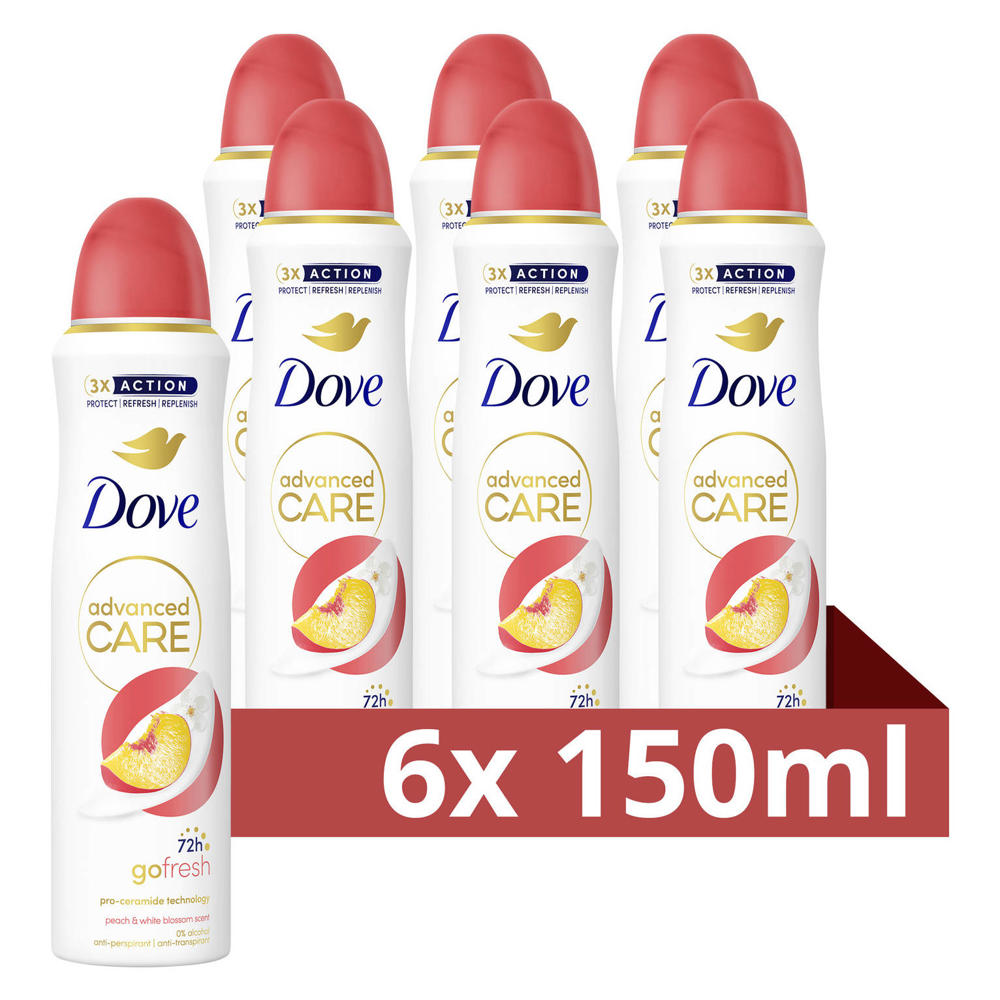 Dove Advanced Care Go Fresh Peach & White Blossom anti-transpirant ...