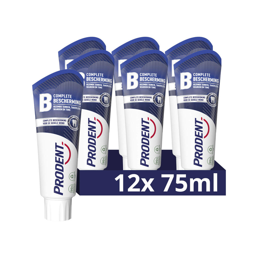 Prodent Complete Bescherming tandpasta - 12 x 75 ml | kleertjes.com