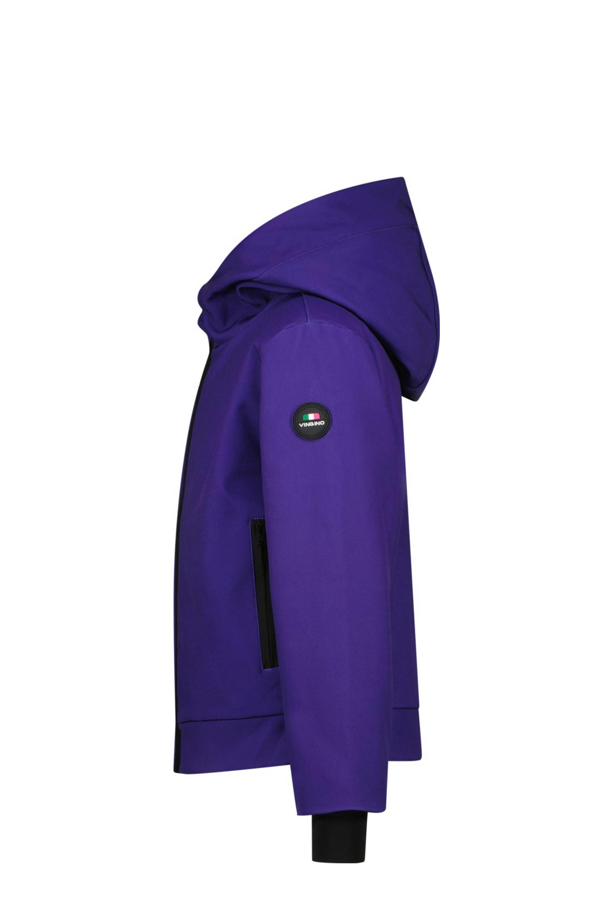 Vingino gewatteerde winterjas Taroa donker paars | kleertjes.com
