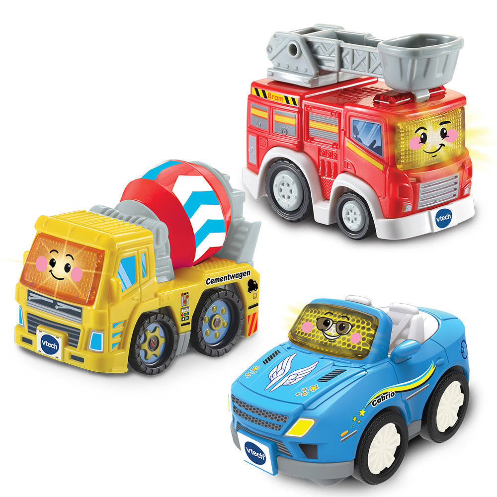 VTech Trio-pack: Collin Cabrio, Sepp Cementwagen, Bram Brandweer ...