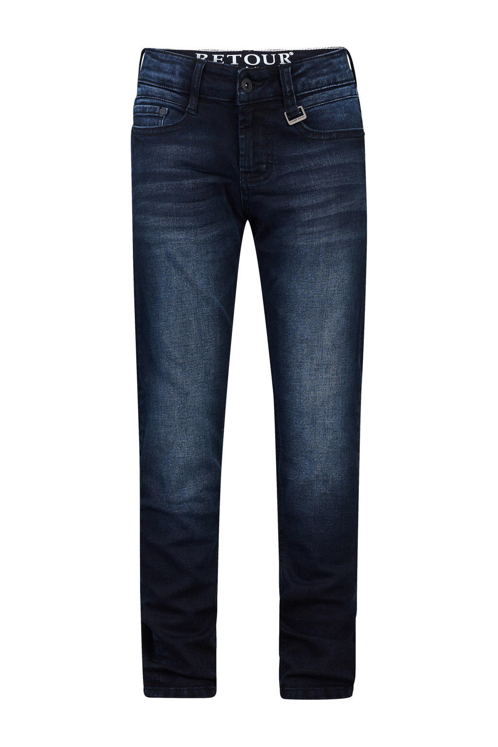 Retour Jeans tapered fit jeans Wulf mineral blue denim | kleertjes.com