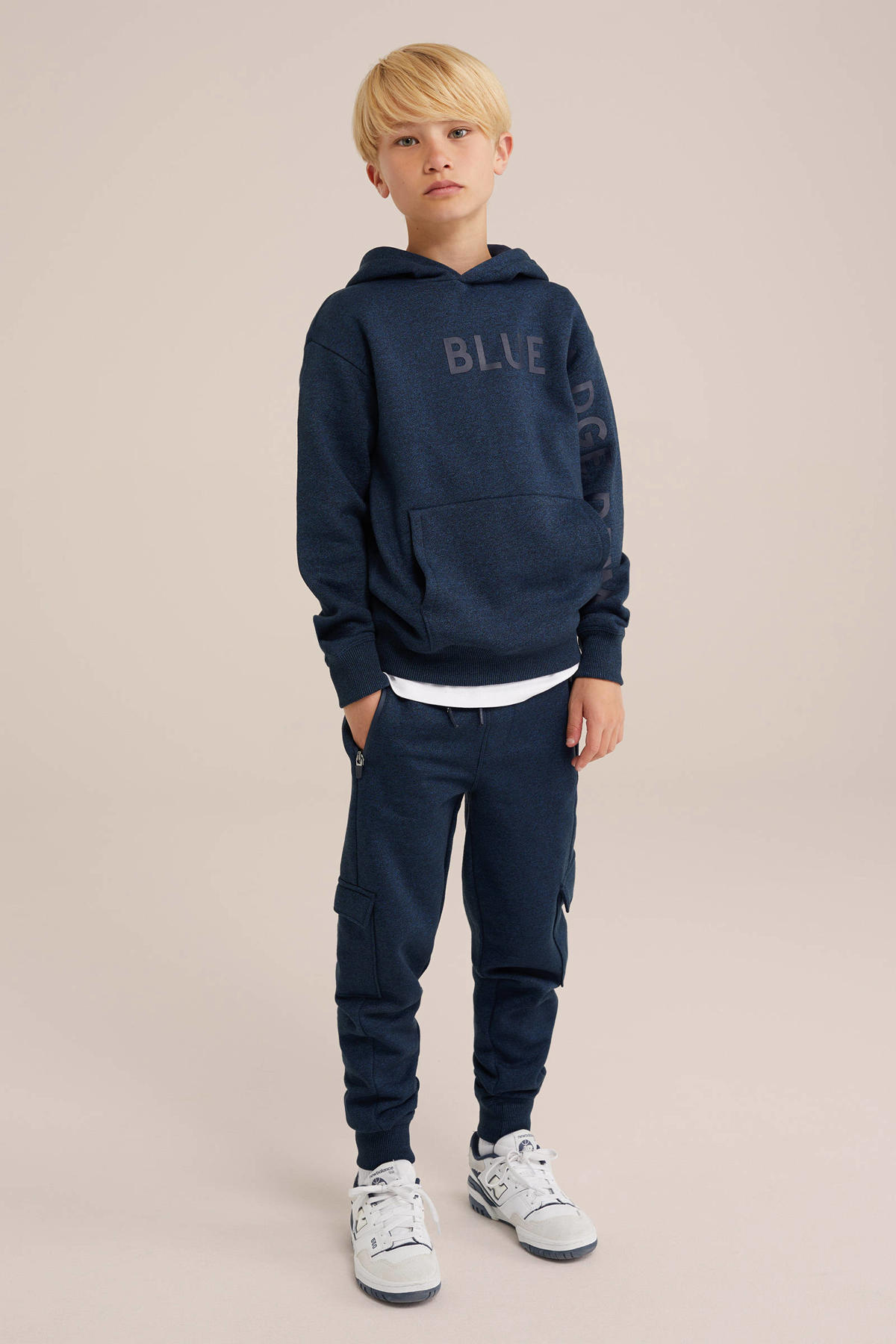 WE Fashion hoodie donkerblauw | kleertjes.com