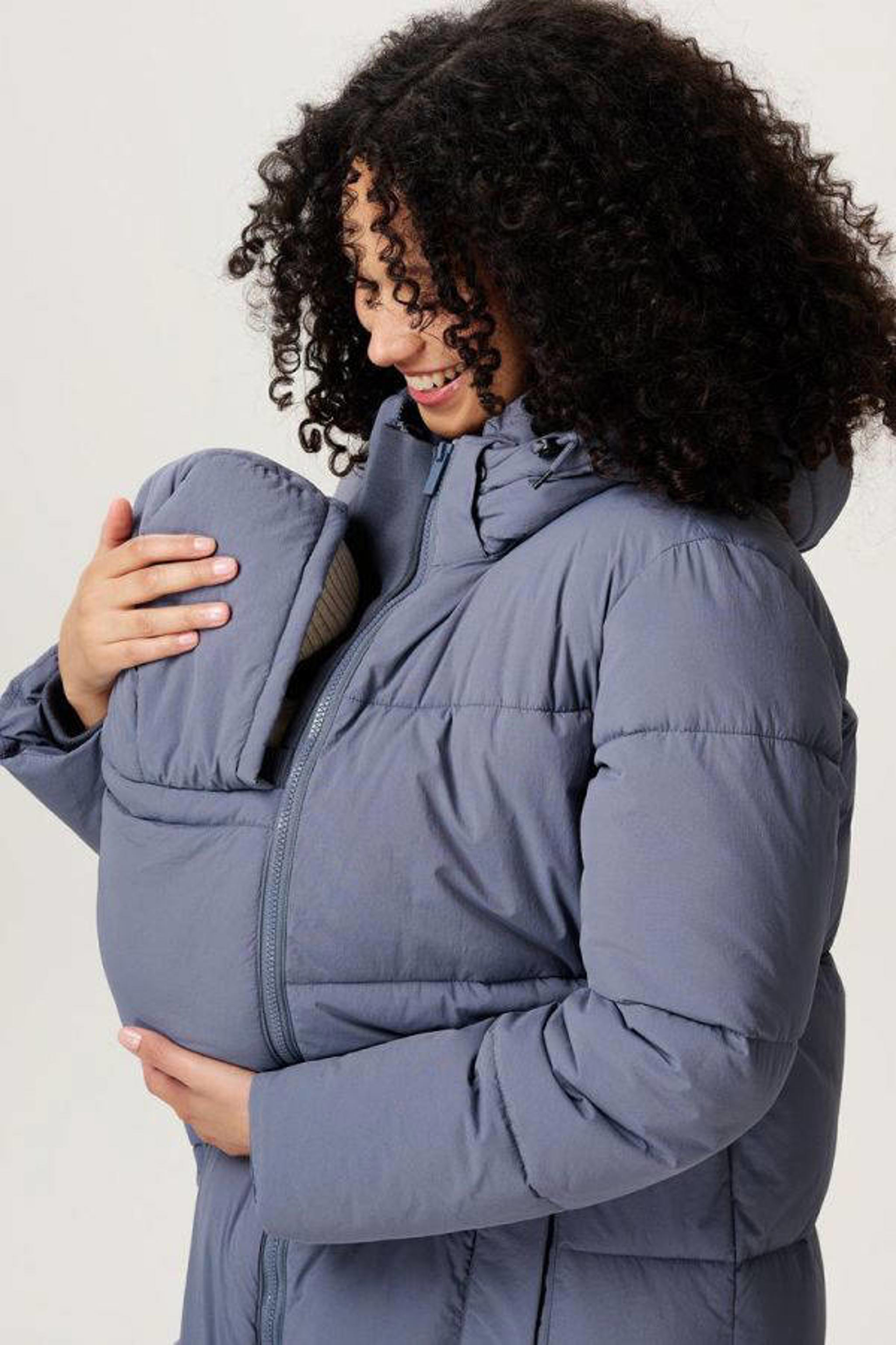 Noppies maternity zwangerschaps- en draagjas Teavu grijsblauw ...