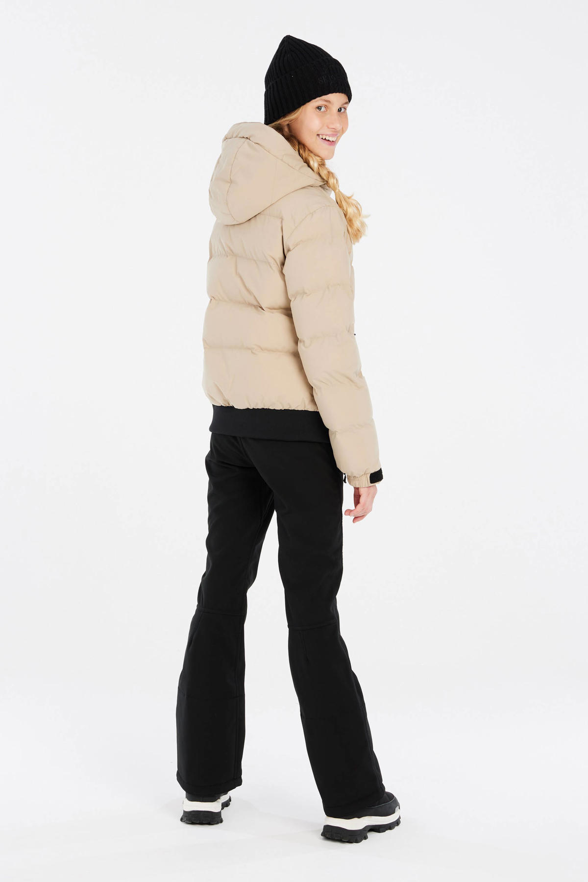 Protest ski-jack Elniy Jr beige | kleertjes.com